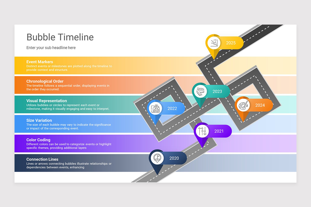 Bubble Timeline Google Slides Presentation Template | Nulivo Market